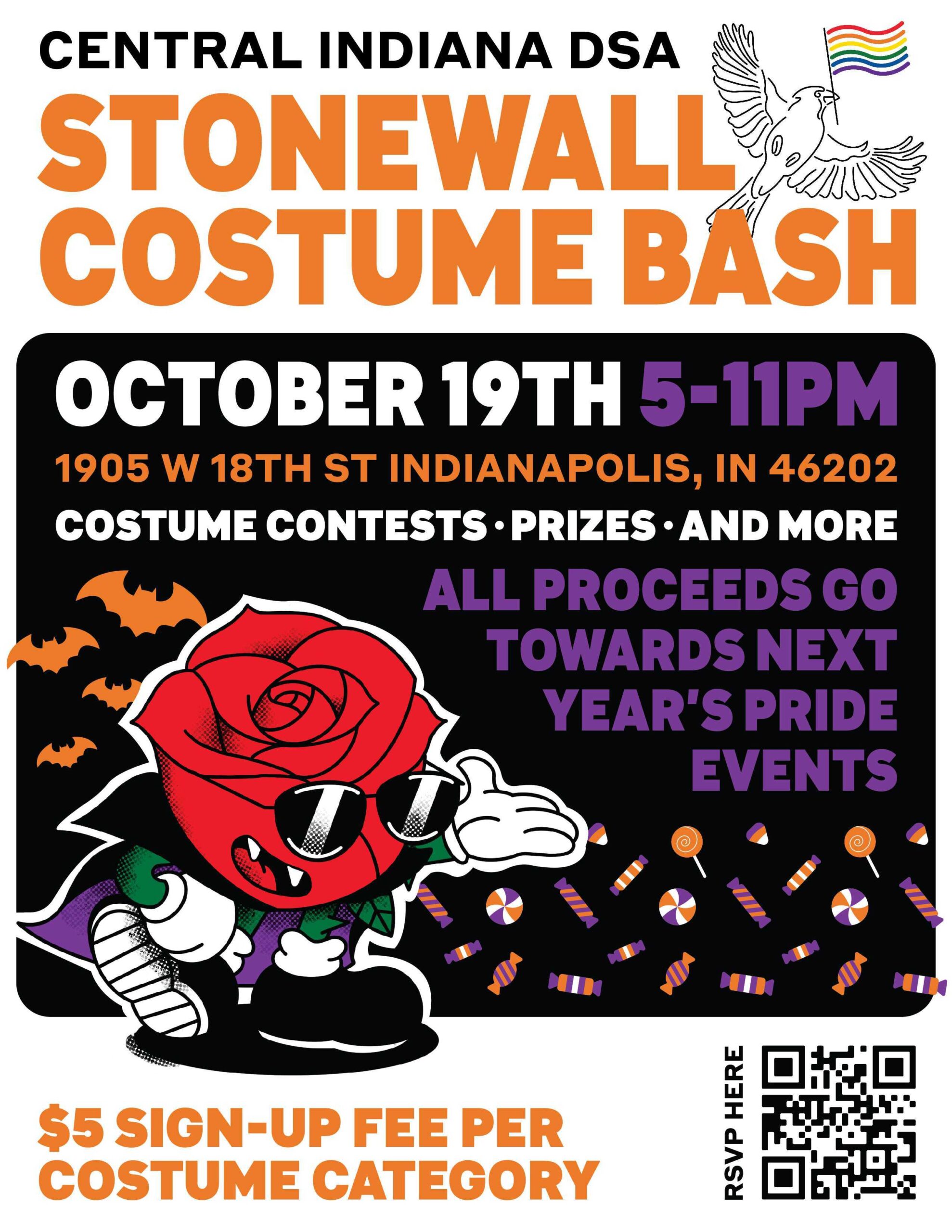 Cardinal Costume Bash – Central Indiana Democratic Socialists of America